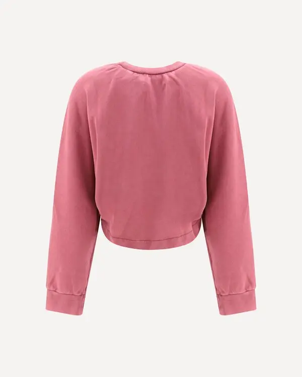 Off-White Off Stap Balloon Crewneck Sweatshirt Feale