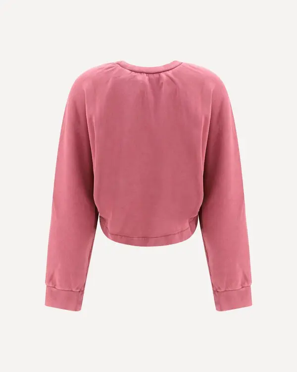 Off-White Off Stap Balloon Crewneck Sweatshirt Feale - Pink
