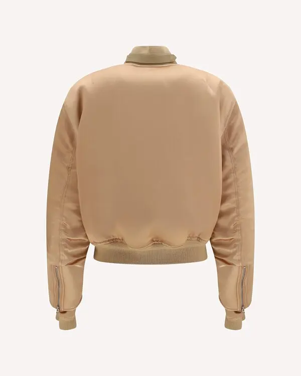 TOM FORD Satin Aviator Bomber Jacket
