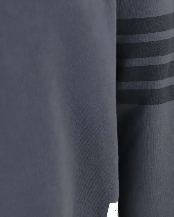 Thom Browne 4-bar Cotton Crewneck Sweatshirt