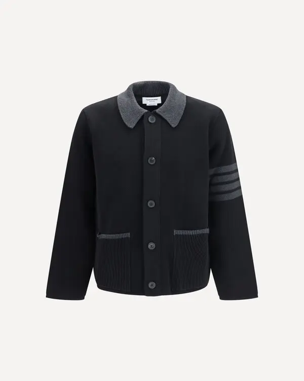 Thom Browne 4-bar Cotton Piqué Jacket