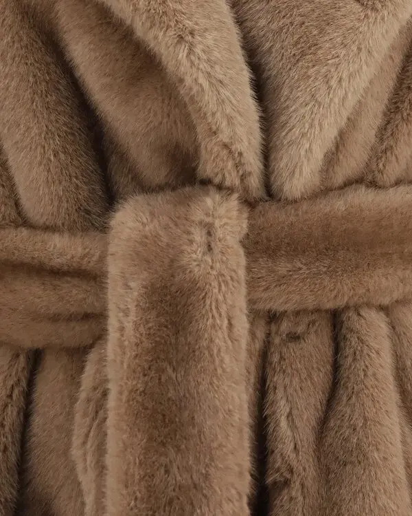 WEEKEND MAXMARA Miss Coat In Faux Fur