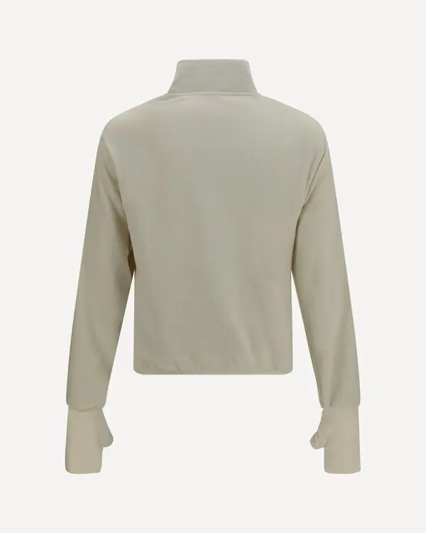 ENTIRE STUDIOS Shell Fleece Zip Jacket - Cream