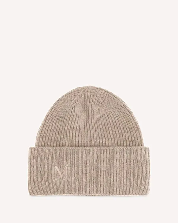 Max Mara Retina Beanie - Beige