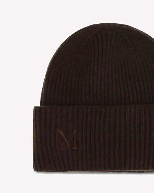 Max Mara Retina Beanie - Brown