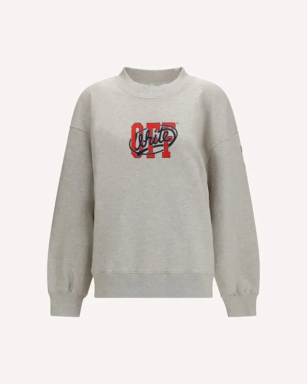 Off-White Off Coege Crewneck Sweatshirt Femae
