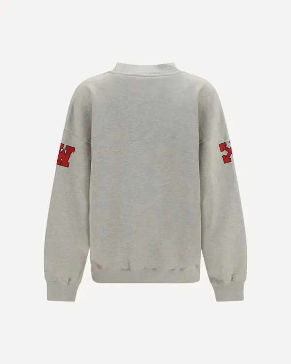 Off-White Off Coege Crewneck Sweatshirt Femae
