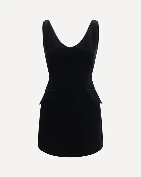 Max Mara Tefrite Structured V-neck Dress Feale