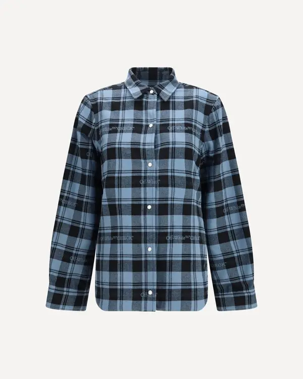 Off-White Check Flannel Padded Overshirt