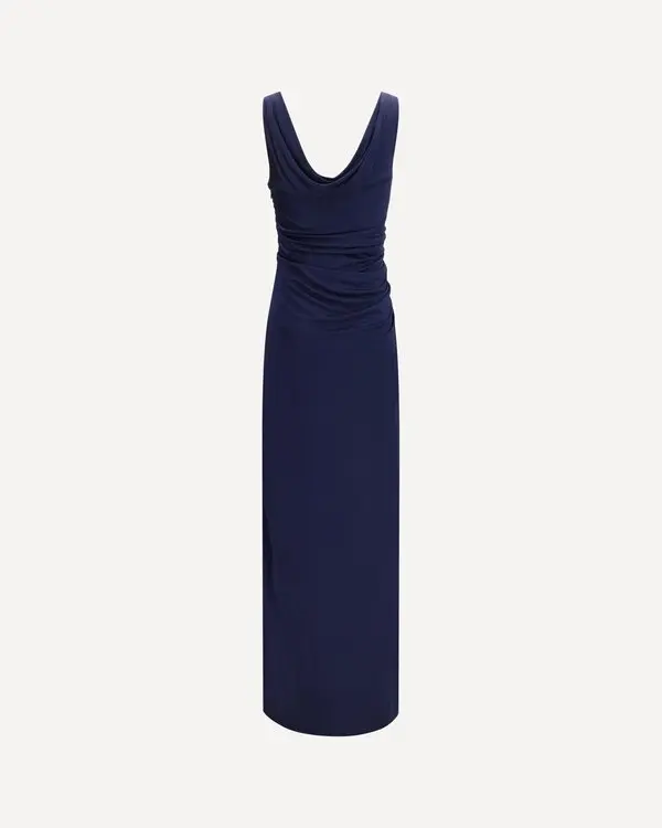 Versace Long Dress In Soft Viscose Jersey