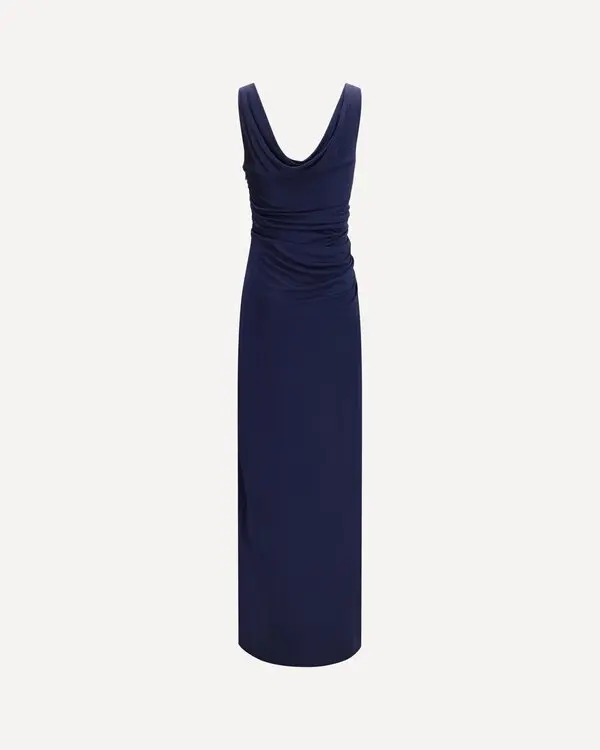 Versace Long Dress In Soft Viscose Jersey