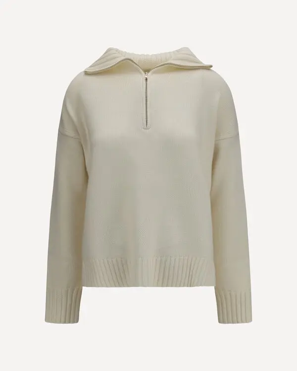 Max Mara Crasso Oversized Cashmere Sweater Femae - Cream
