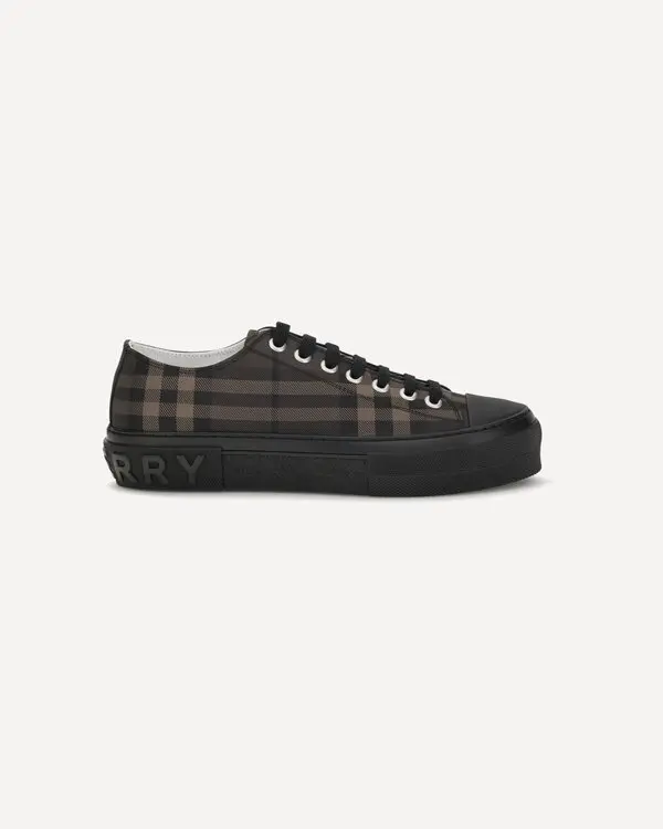 Burberry Jack Check Nylon-blend Sneakers