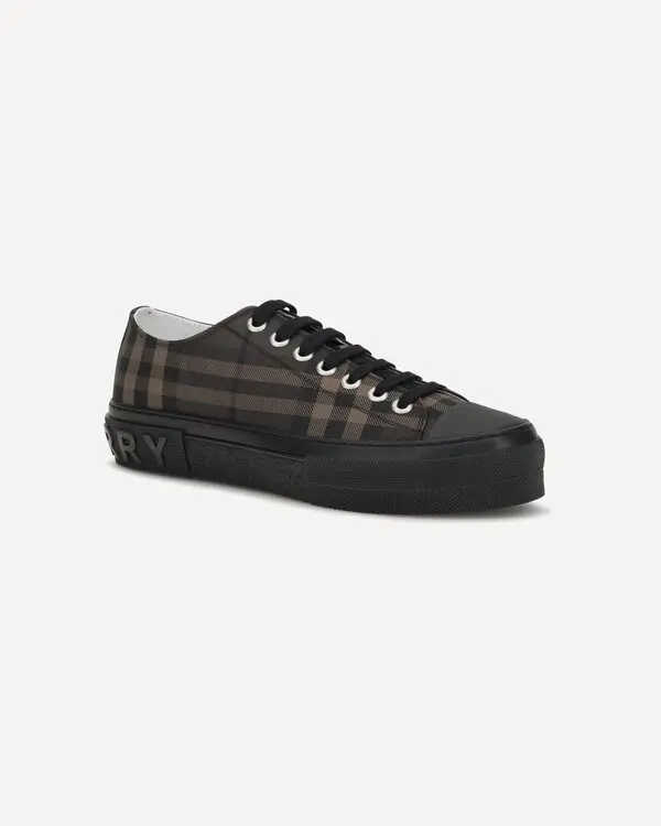Burberry Jack Check Nylon-blend Sneakers