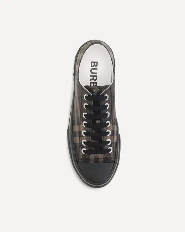 Burberry Jack Check Nylon-blend Sneakers