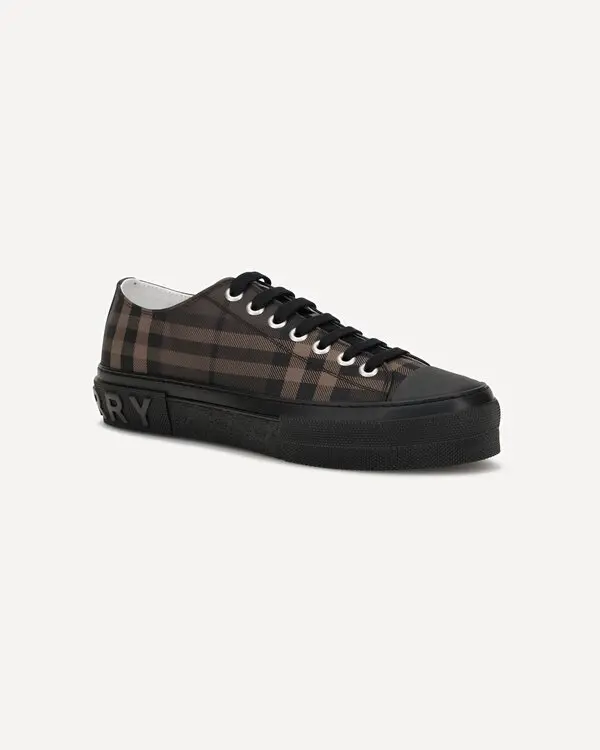 Burberry Jack Check Nylon-blend Sneakers