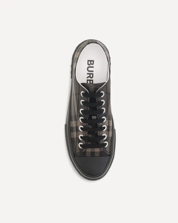 Burberry Jack Check Nylon-blend Sneakers