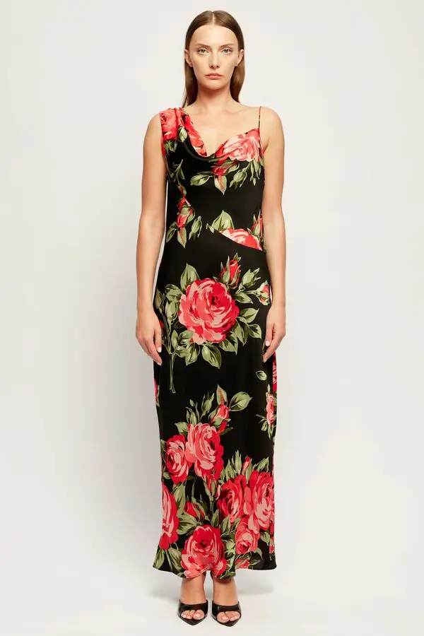 SWF Asymmetric Cowl Maxi