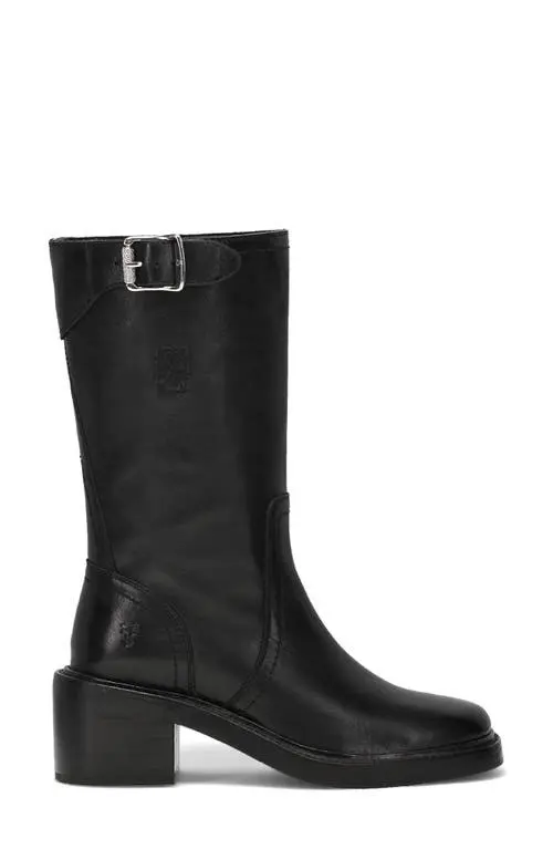 THE FRYE COMPANY Kate Moto Mid Leather Boot