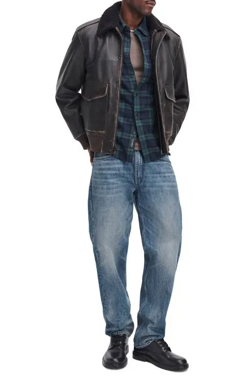 Rag & Bone Cpo Flannel Shirt Jacket