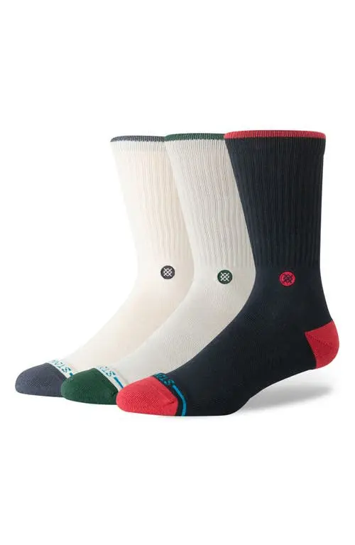 Stance Toner Assorted 3-pack Crew Socks - Black