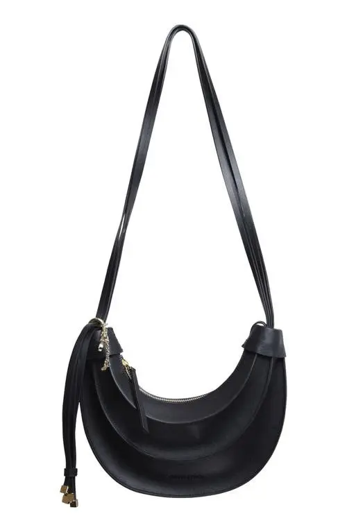 Farm Rio Small Leather Banana Crossbody Bag