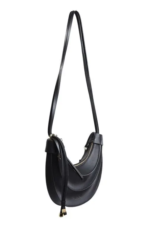 Farm Rio Small Leather Banana Crossbody Bag