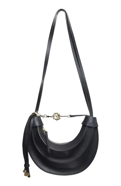 Farm Rio Small Leather Banana Crossbody Bag