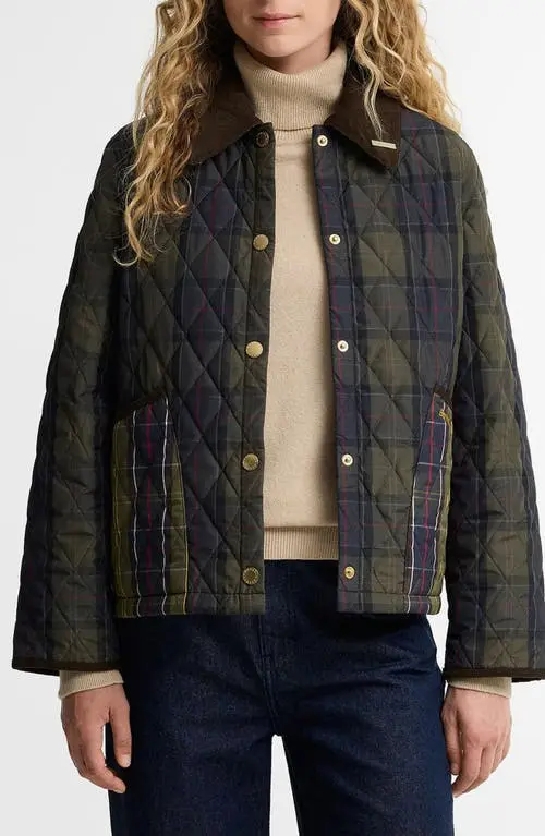 Barbour Tartan Reimagined Icon Quilted Jacket - Shadow Classic/classic