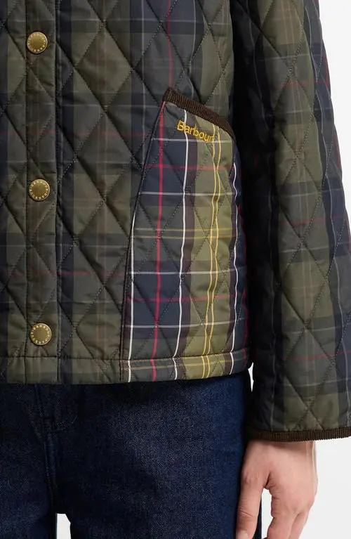 Barbour Tartan Reimagined Icon Quilted Jacket