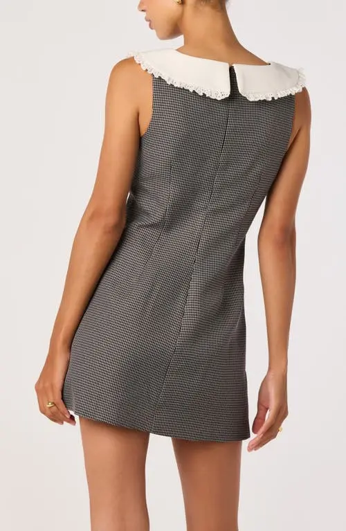 Astr The Label Betha Check Minidress