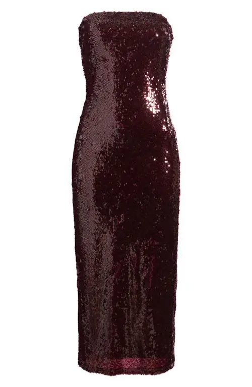 Lulus Hallie Sequin Strapless Gown
