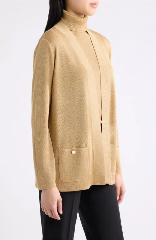 Anne Klein Malibu Metallic Cardigan