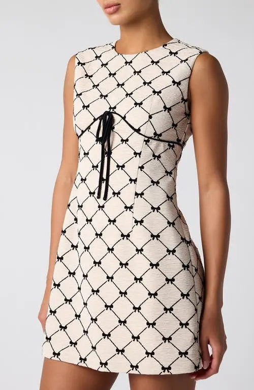 Lulus Margie Bow Minidress