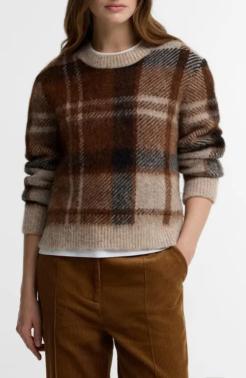 Barbour Glendyn Plaid Crewneck Sweater