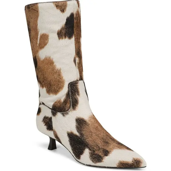 Sam Edelman Ramona Genuine Calf Hair Boot - Cafe Multi