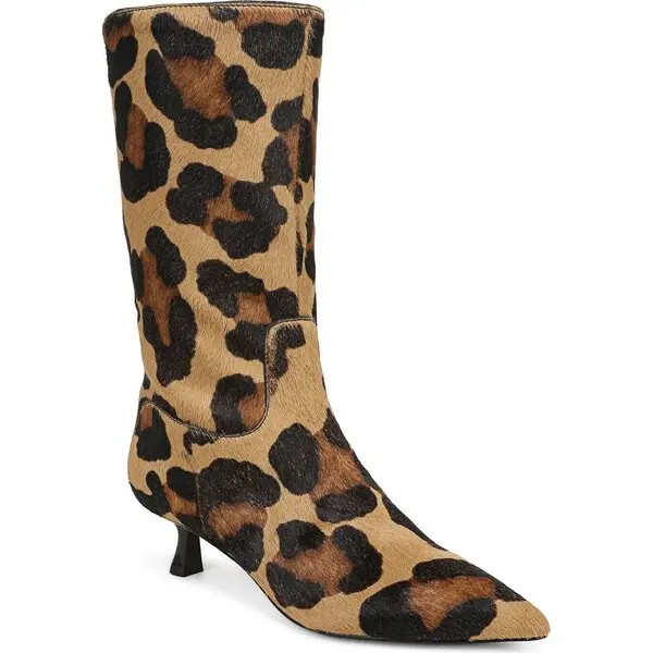 Sam Edelman Ramona Genuine Calf Hair Boot - Camel Multi