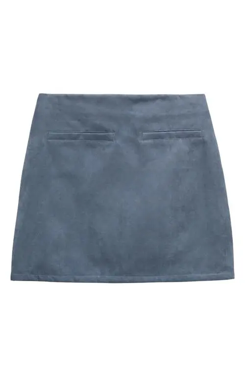 M&s Faux Suede Miniskirt