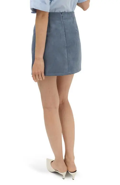 M&s Faux Suede Miniskirt