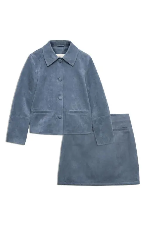 M&s Faux Suede Miniskirt