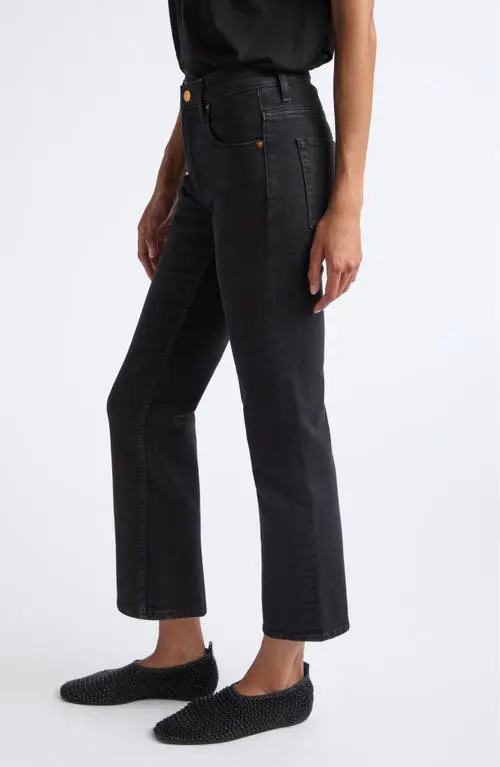 JAMIE HALLER The Rooney Mid Crop Kick Flare Jeans