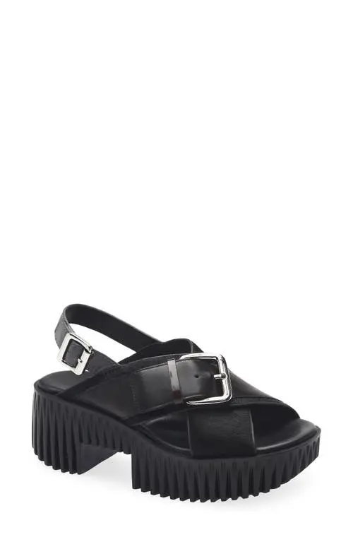 4CCCCEES Plia Juno Leather Platform Sandal