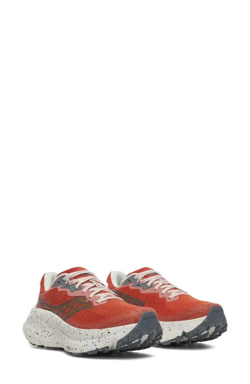 Saucony Guide Trail Running Shoe - Rooibos/quartz