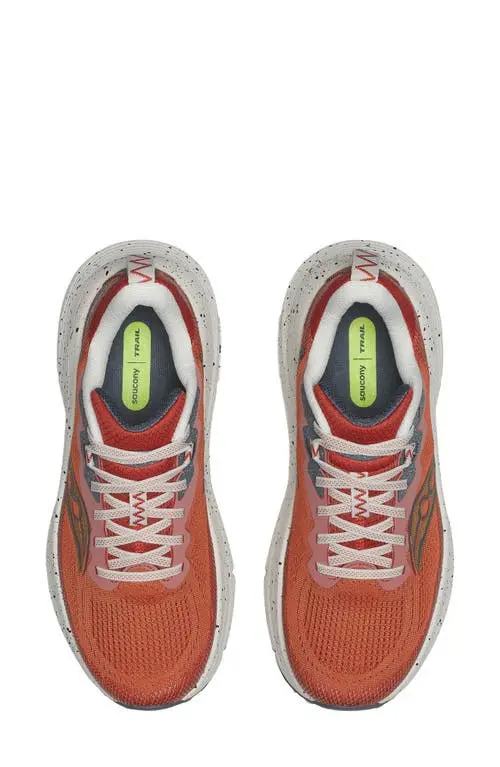 Saucony Guide Trail Running Shoe - Rooibos/quartz