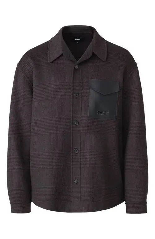 Mackage Emmanuel Plaid Wool Jacket