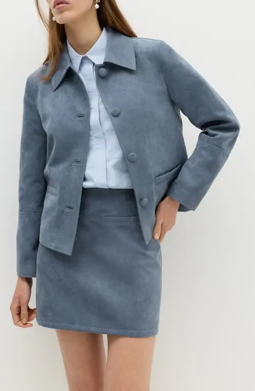 M&s Faux Suede Jacket