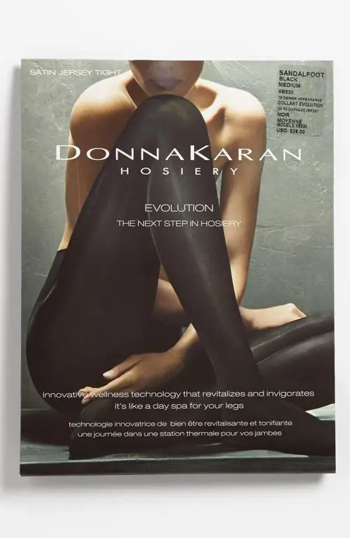 Donna Karan New York Evolution' Satin Jersey Tights