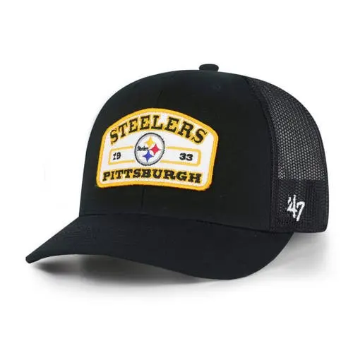 '47 Pittsburgh Steelers Roadway Adjustable Trucker Hat
