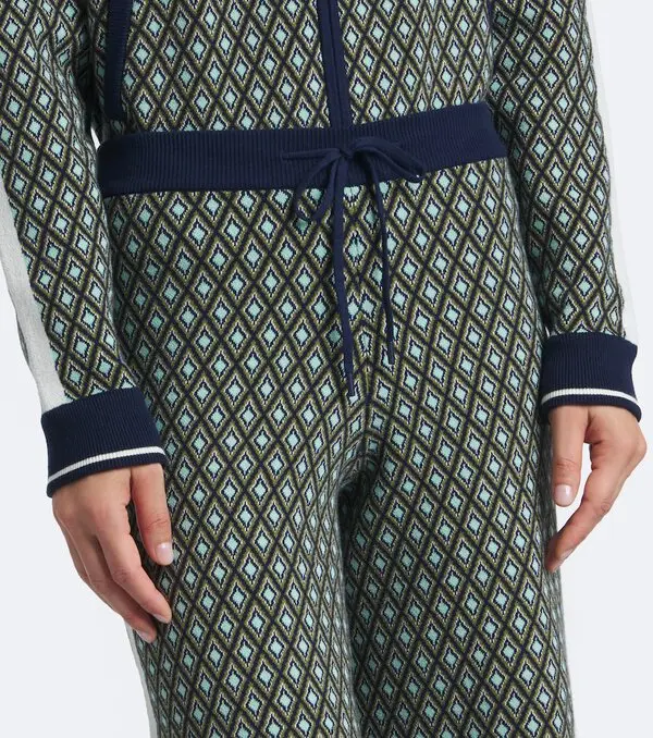 The Upside Viva Juniper Cotton-blend Wide-leg Pants