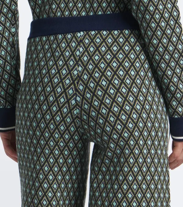 The Upside Viva Juniper Cotton-blend Wide-leg Pants